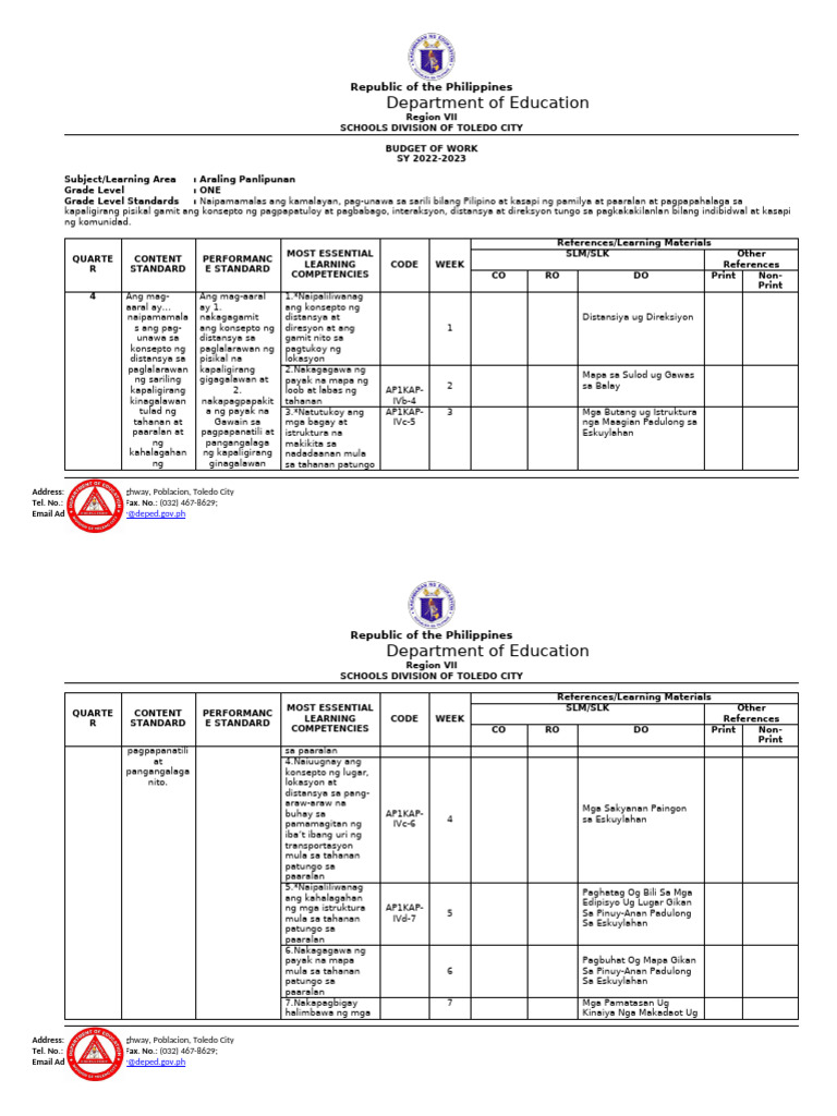 BOW-AP1-6-Q4-SY-2022-2023 | PDF