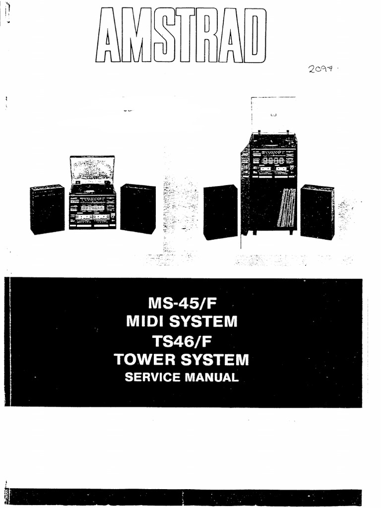 Amstrad ms-45f ts-46f SM | PDF