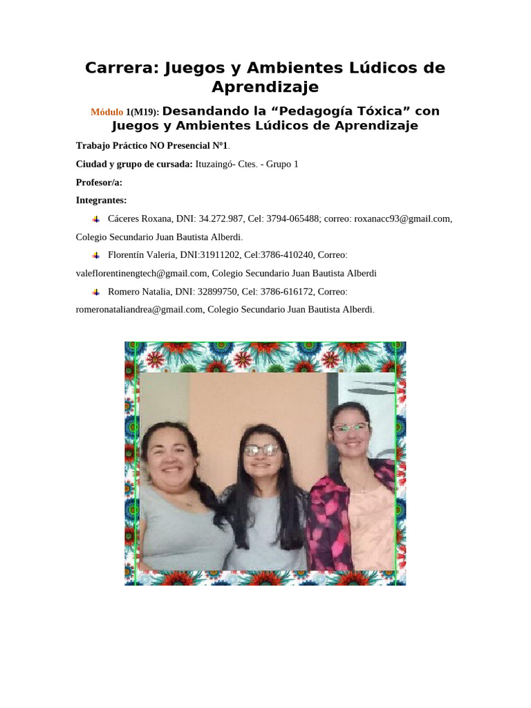 TP N°9 | PDF | Aprendizaje | Evaluación