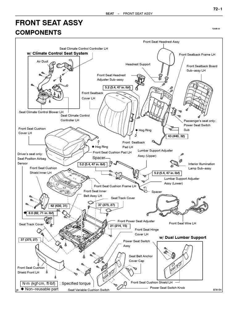 FRONT SEAT ASSY (1) | PDF | Electrical Connector | Screw