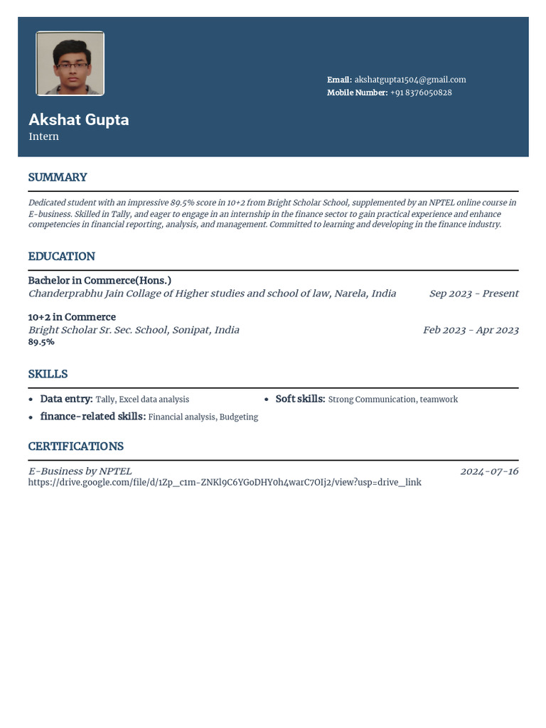 Akshat_Gupta_resume final | PDF