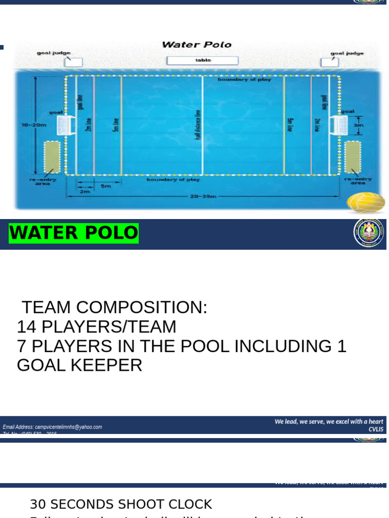Water Polo Reviewer | PDF | Athletic Sports | Ball Games