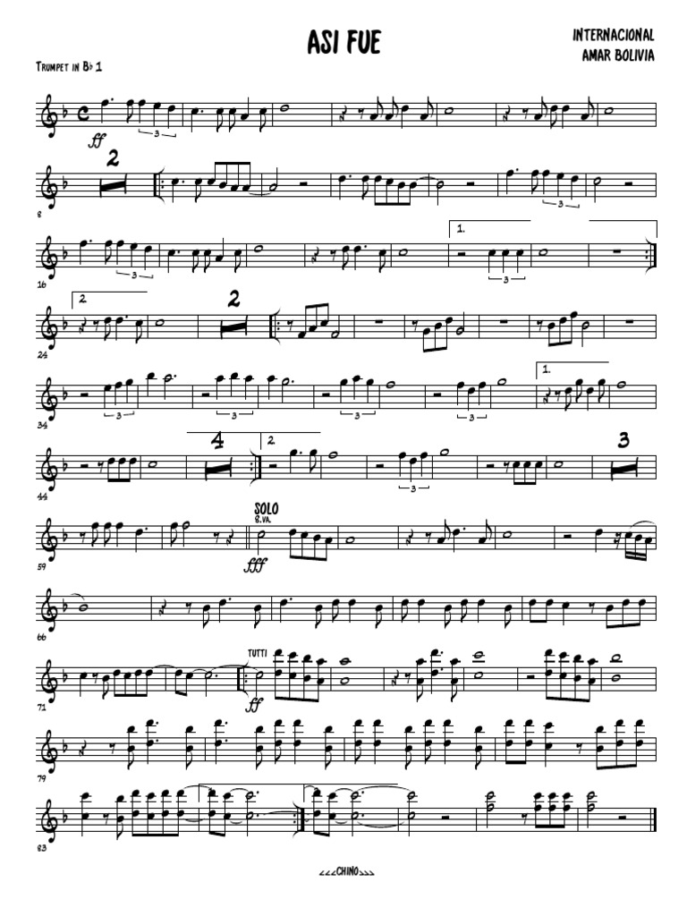 Asi Fue Trompeta 1 | PDF