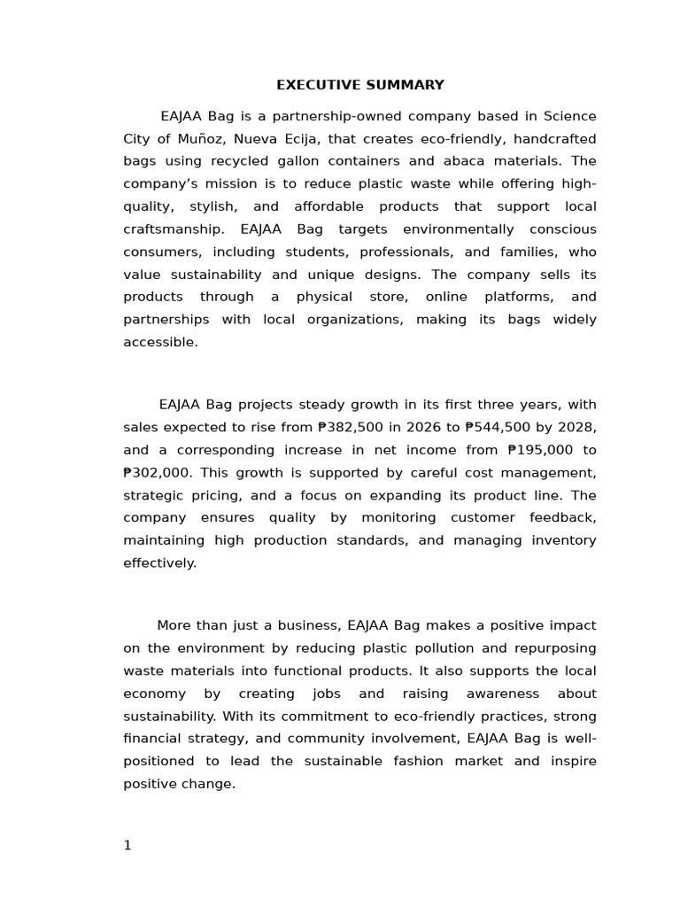 Executive Summary (1) | PDF