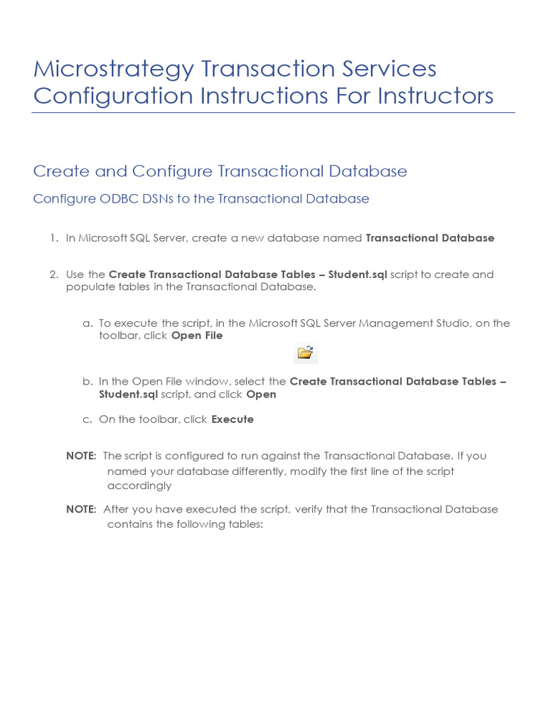 Transaction Services Instractor | PDF | Microsoft Access | Microsoft ...