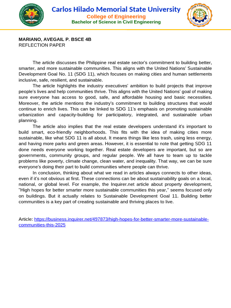 Sustainable Real Estate in the Philippines | PDF