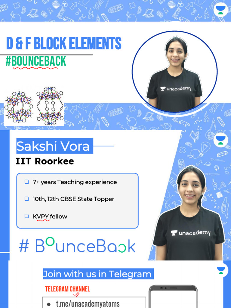D Block Elements Bounce Back | PDF | Actinide | Lanthanide