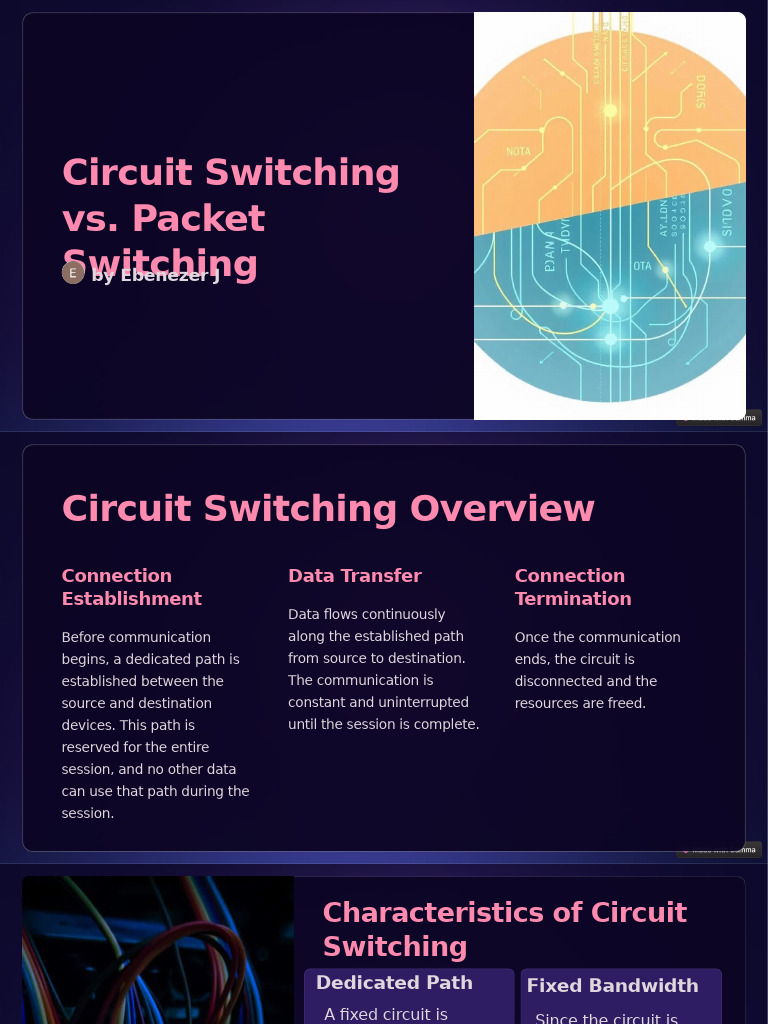 Circuit-Switching-vs-Packet-Switching | PDF | Computer Network | Voice Over Ip