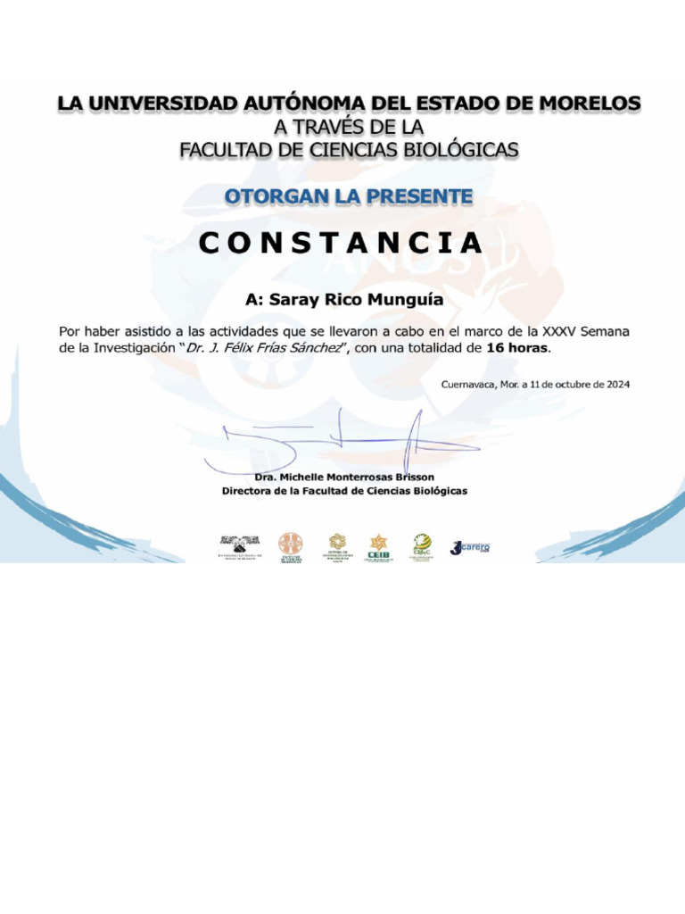 Constancias | PDF
