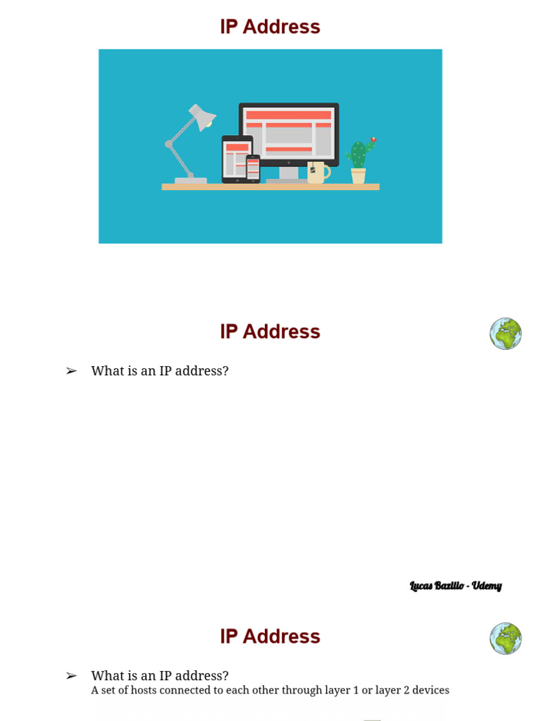2.1 IP Address | PDF | Ip Address | Bit