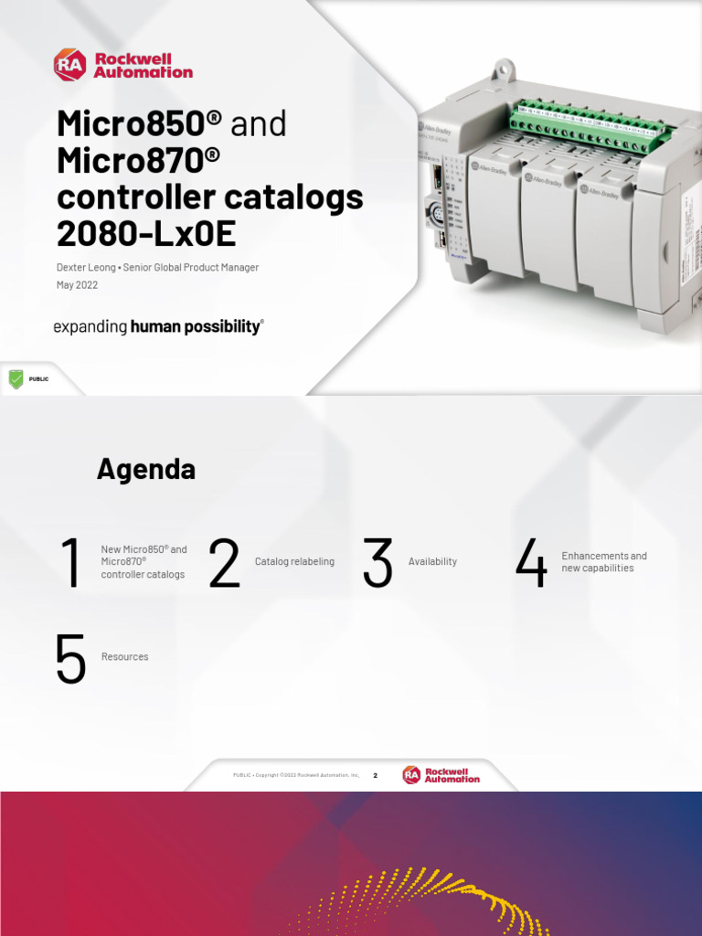 Micro850 Micro870 Presentation | PDF | Encryption | Password
