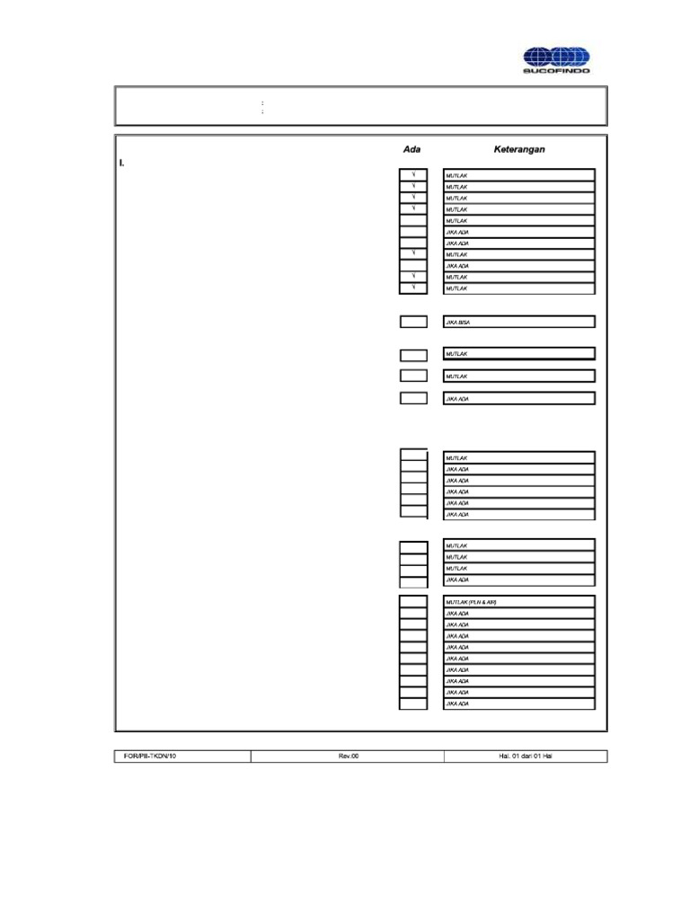 Check List Dokumen TKDN Barang | PDF