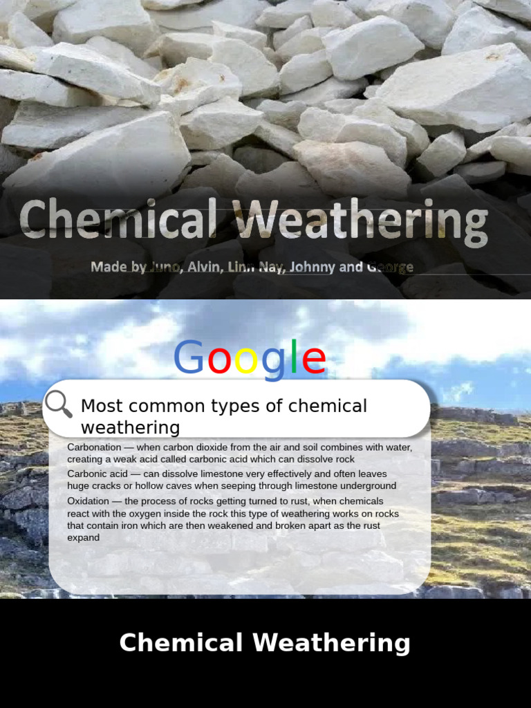 Chemical Weathering | PDF | Weathering | Materials