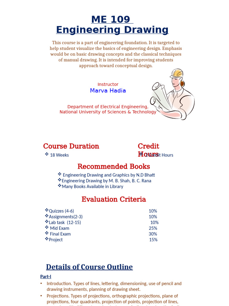 Engineering Drawing 01 Introduction | PDF | Drawing | Computer Aided Design