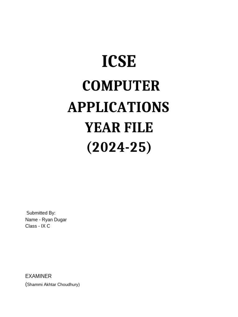 Java Programs for ICSE Class IX | PDF | Computer Program | Programming