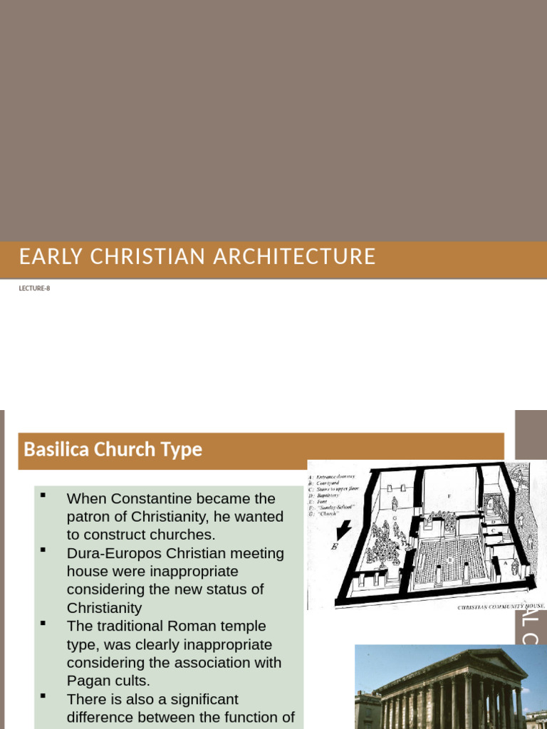Early Christian Architecture 2 | PDF | Church (Building) | Christian ...