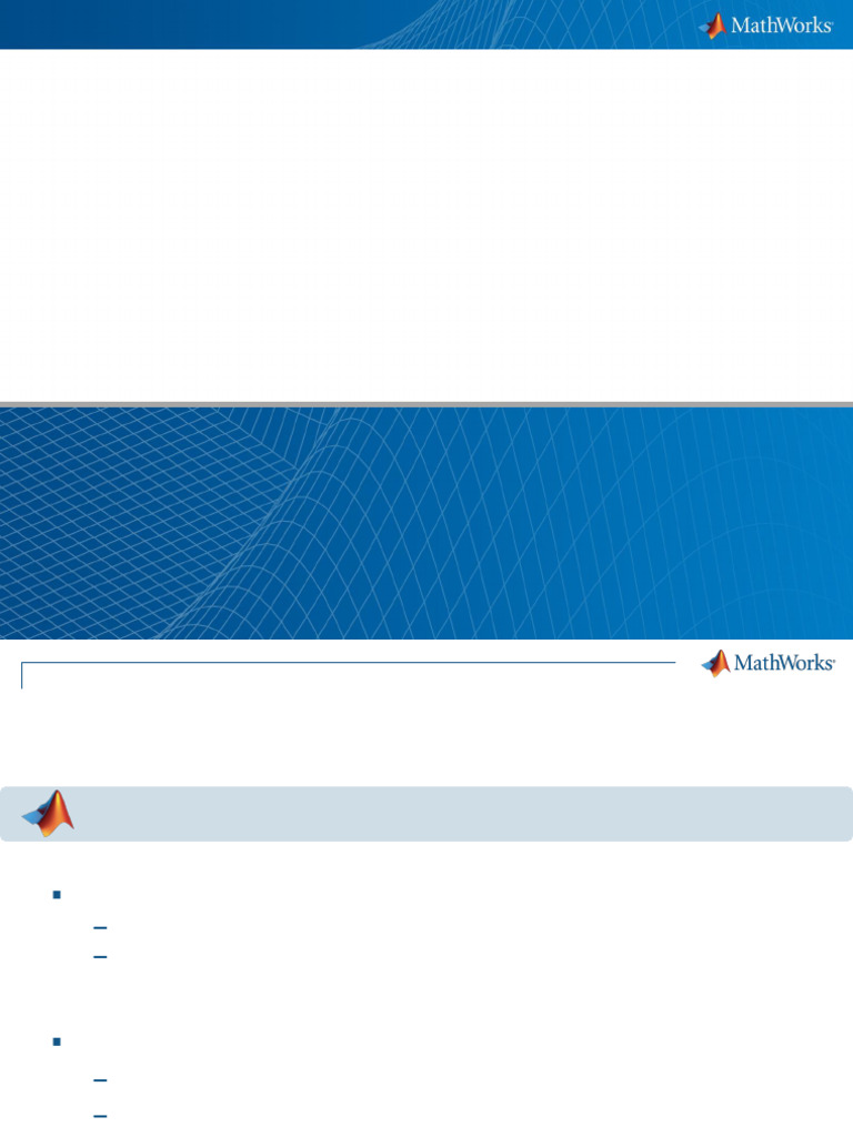 Predictive Analytics & Big Data with MATLAB | PDF | Big Data | Autoregressive Integrated Moving ...
