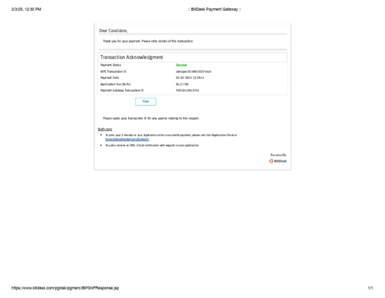 __ BillDesk Payment Gateway __2 | PDF