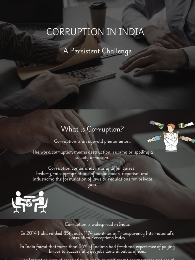 CORRUPTION IN INDIA | PDF | Corruption | Bribery