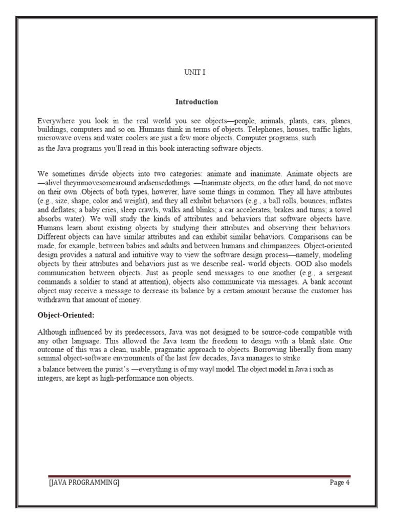 1st Unit Pdf Class Computer Programming Integer Computer Science 7747