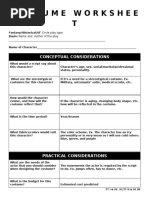 7 - Costume Design Template - PDF and Printable Version | PDF