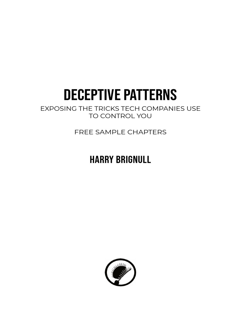 64a511d907f8355b9723bd79 Deceptive Patterns Sample Chapters v1.1 ...