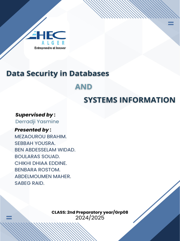 Project of Computer Science | PDF | Security | Computer Security