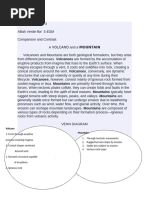 Mountain vs Volcano: Key Differences | PDF | Volcano | Mountains
