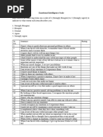 Emotional Intelligence Self-Test | PDF | Mood (Psychology) | Mental Health