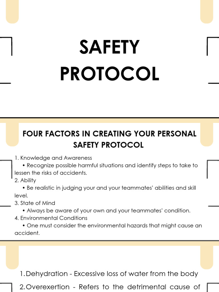 Safety Protocol | PDF