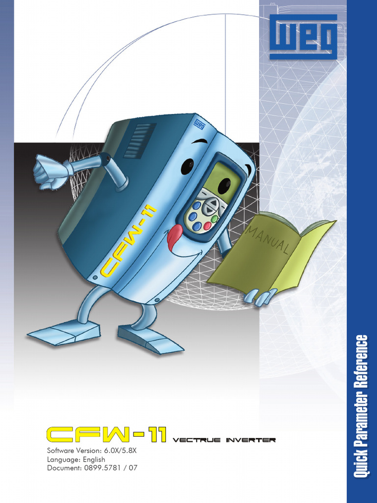 WEG CFW11 Quick Parameter Reference 0899.5781 en | PDF | Electric Motor ...