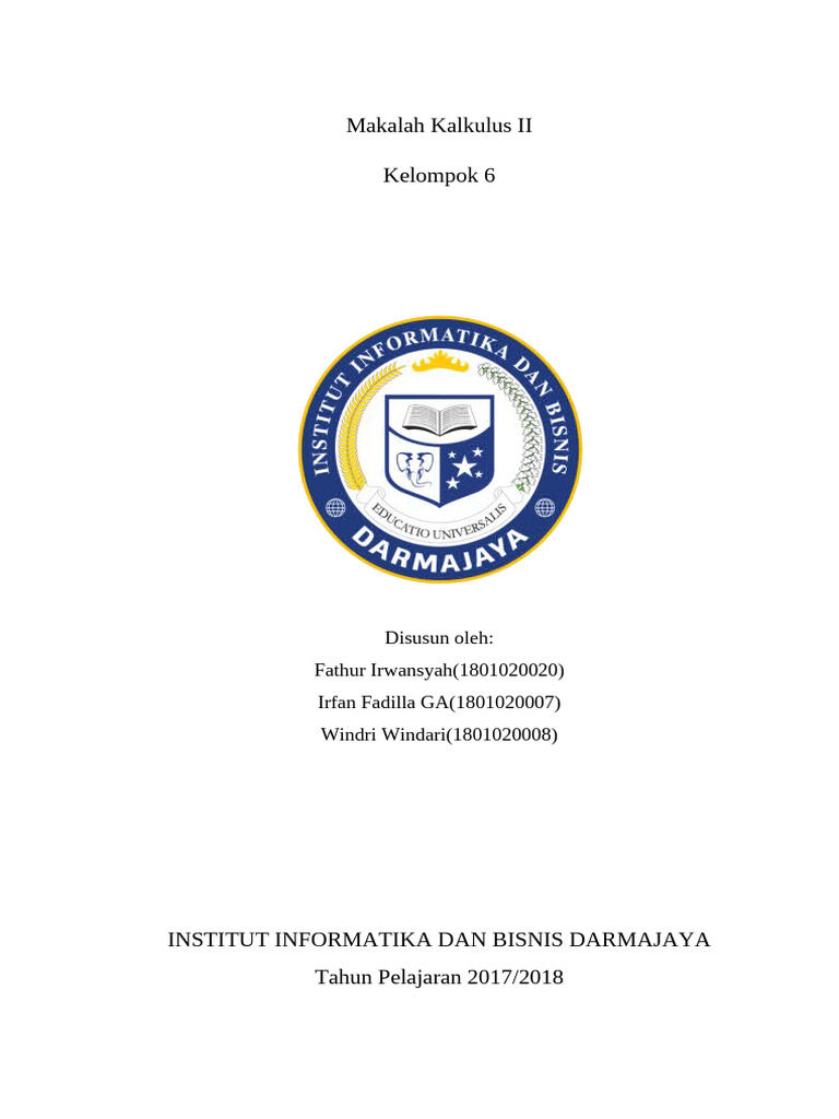 Makalah Kalkulus II | PDF