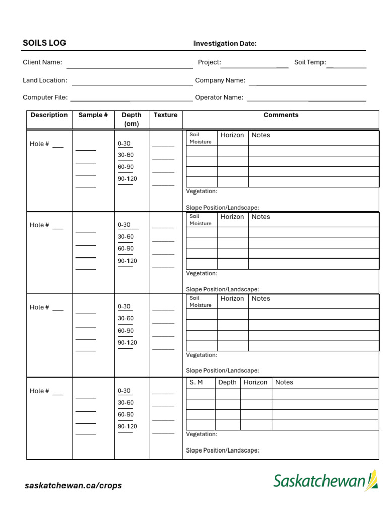 Soils Log 2024+final | PDF | Soil | Earth Sciences