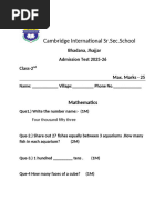 Grade 2 English Test, End of Year | PDF