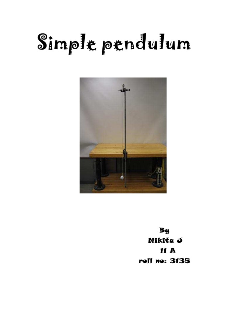 Simple Pendulum | PDF | Pendulum | Physics
