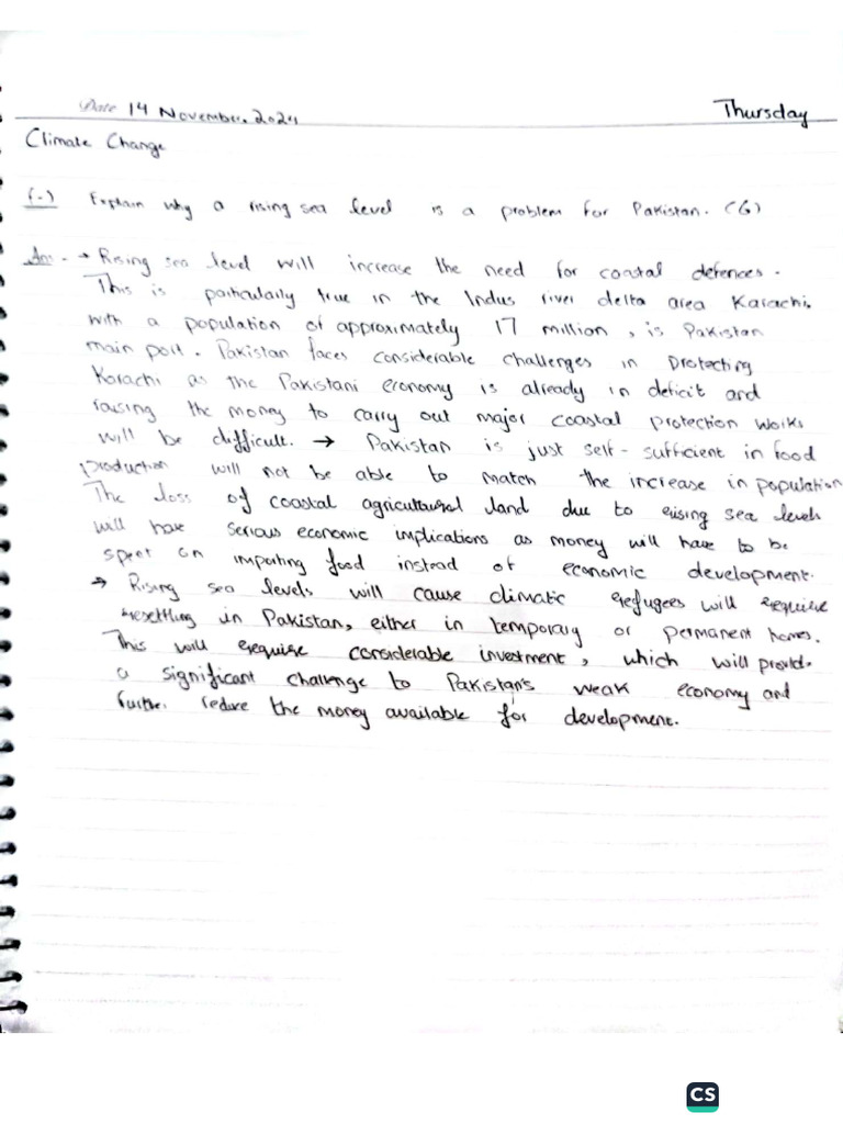 IGCSE GEO Notes 1 Page | PDF