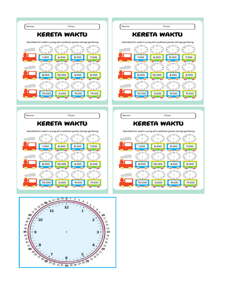 Materi Jam Kelas 1 | PDF