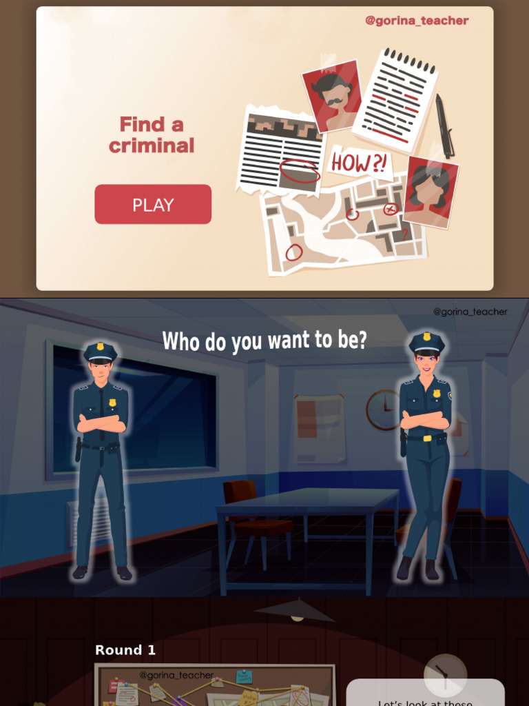 Identify Criminal Descriptions Game | PDF | Hair | Human Head And Neck