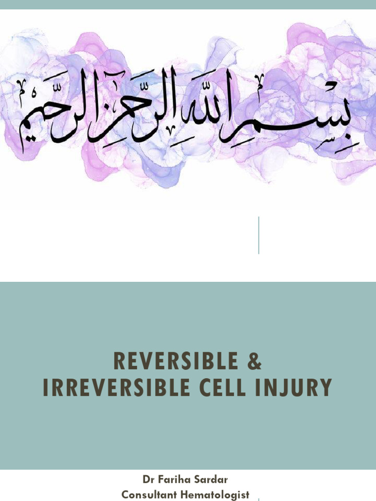 Reversible vs Irreversible Cell Injury | PDF | Necrosis | Apoptosis
