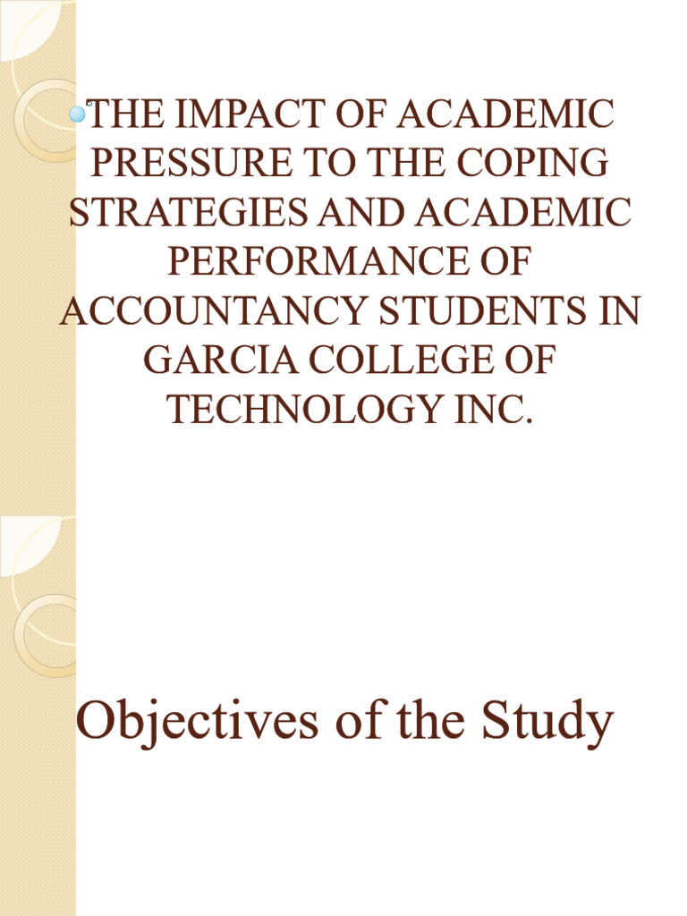 The Impact of Academic Pressure To The Coping Final | PDF | Statistics ...