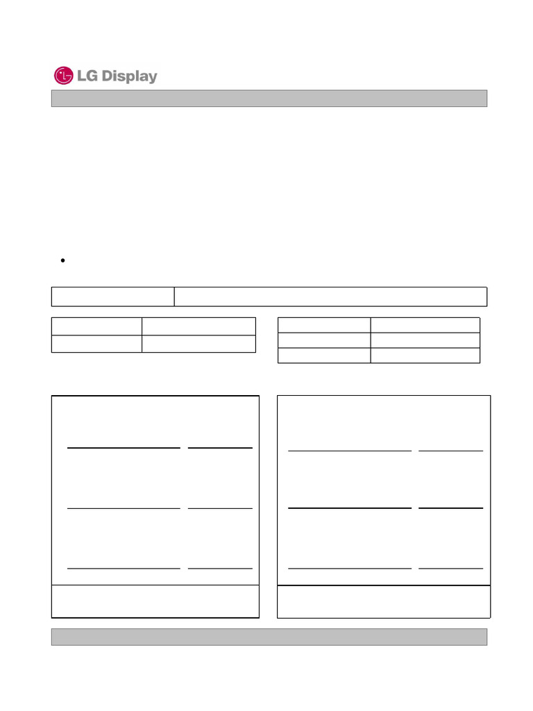 TV-Logic LG Display LC185EXN-SDA1 | PDF | Display Technology ...