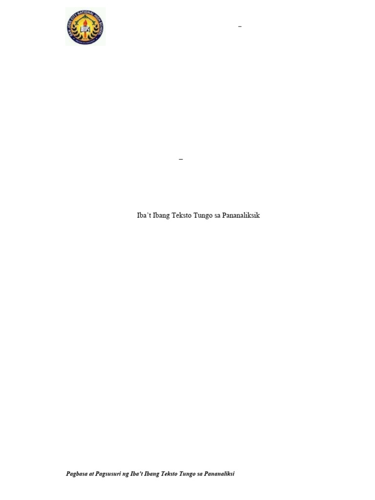 Title Page Format | PDF
