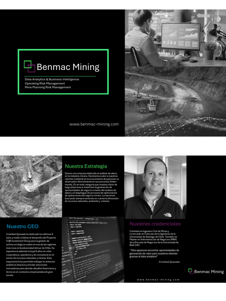 Benmac Brochure v.2 | PDF | Inteligencia de negocios | Minería