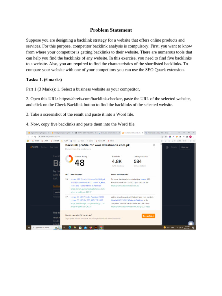 SEO Assignment 3 | PDF