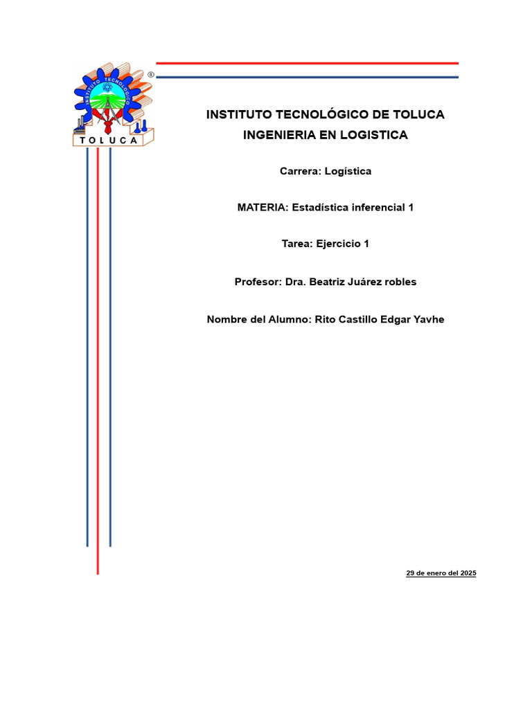 Tarea 1. Ejercicio de Regresion Lineal | PDF