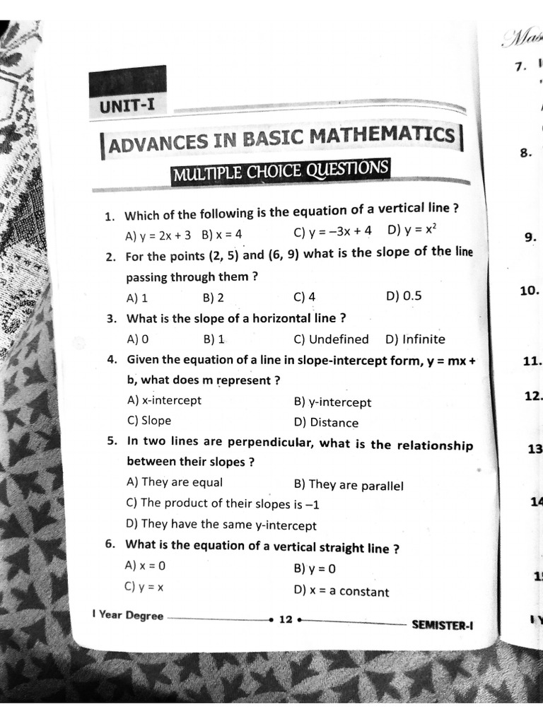 Advance Question Paper | PDF
