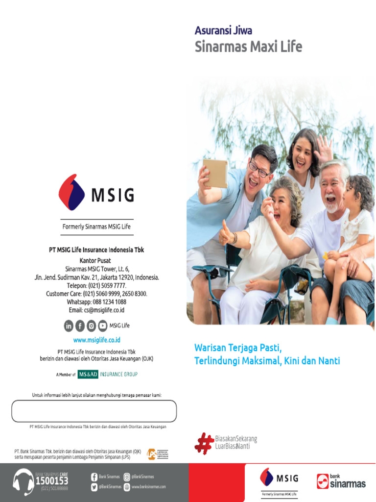 Sinarmas Maxi Life | PDF