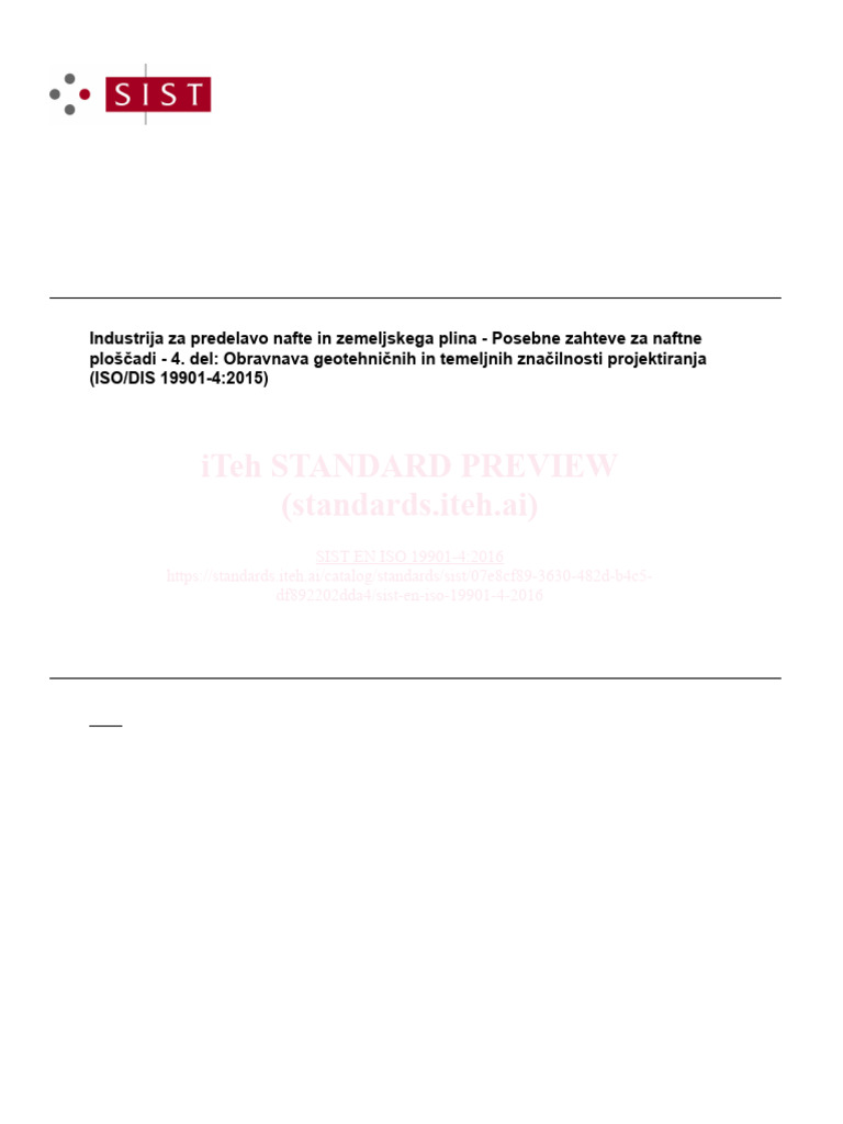 Sist en Iso 19901 4 2016 | PDF | International Organization For ...