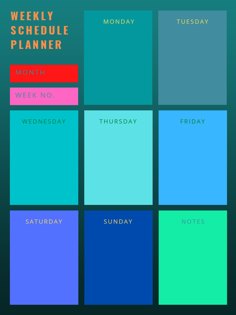 Sanyam Jain Weekly Planner | PDF