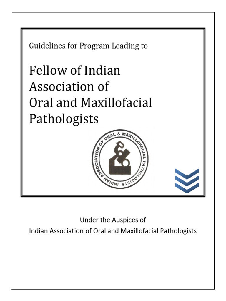 IAOMP Fellowship Program Guidelines | PDF | Oral And Maxillofacial ...